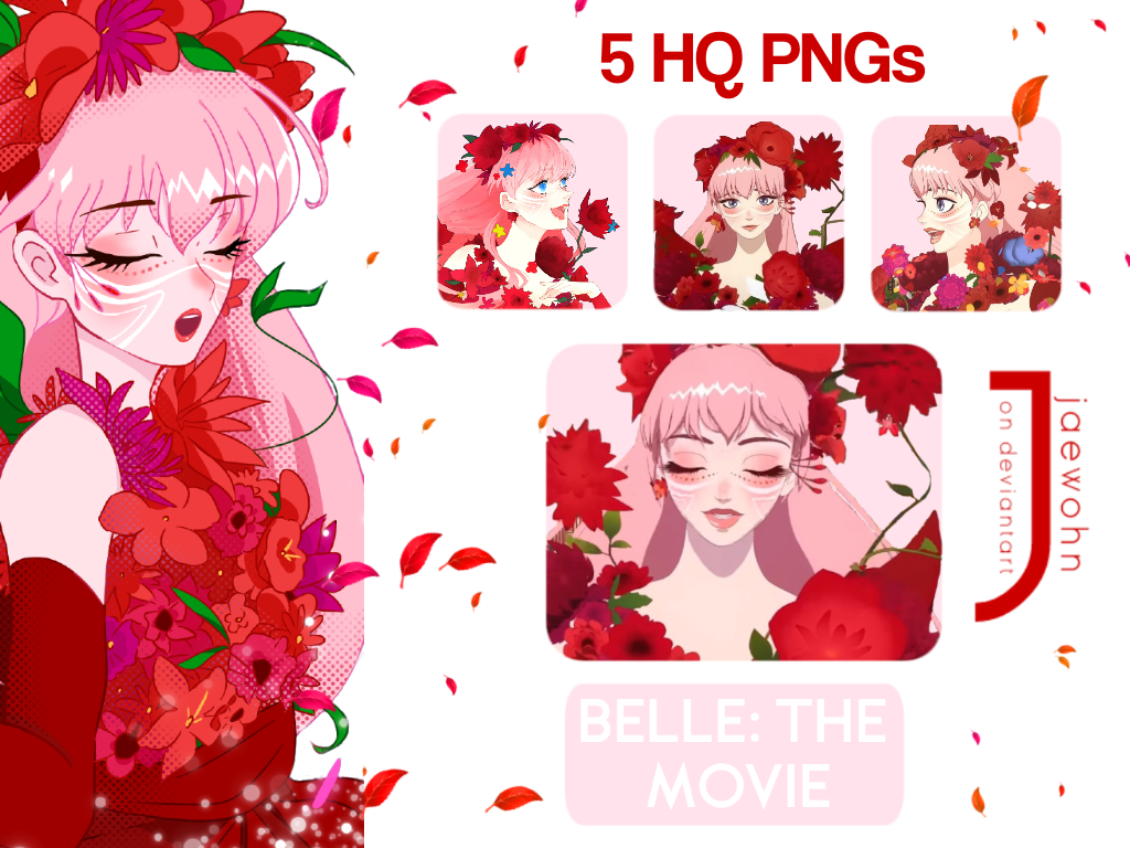 PNG PACK #9 SUZU NAITO (BELLE: THE MOVIE) by jaewohn on DeviantArt