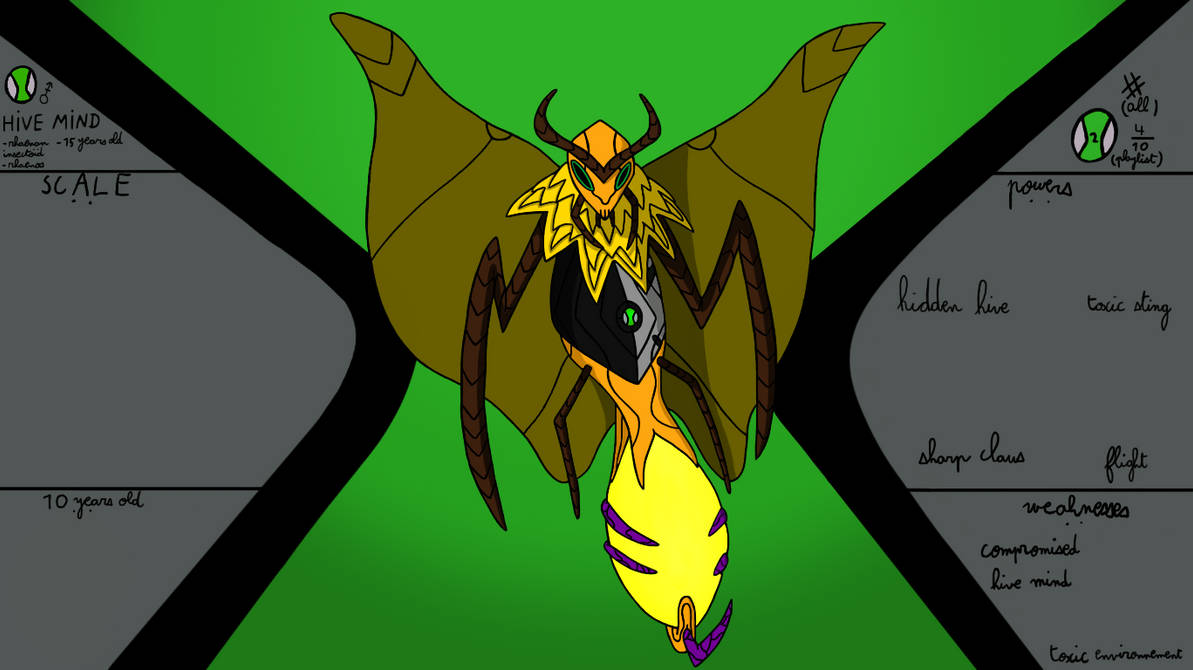 ben 10 PowerCore-hive mind by hellwalker99 on DeviantArt