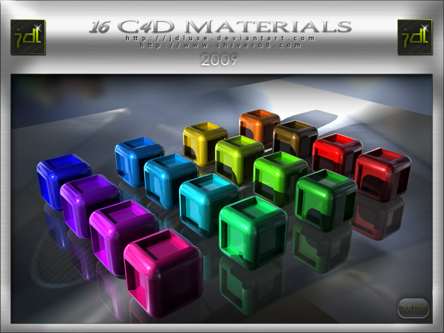 C4D Material Set 16 by JDLuxe on DeviantArt