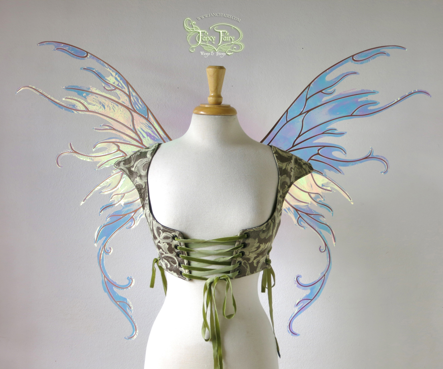 Abigail Iridescent Fairy Wings Front by FaeryAzarelle on DeviantArt