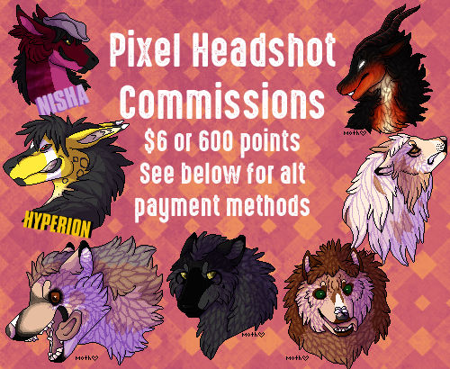 Pixel Headshot SALE by Mehen on DeviantArt