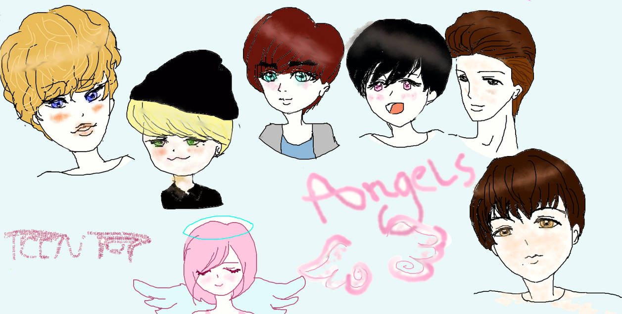 Teen Top chibi angels ^^ by artbynoni on DeviantArt