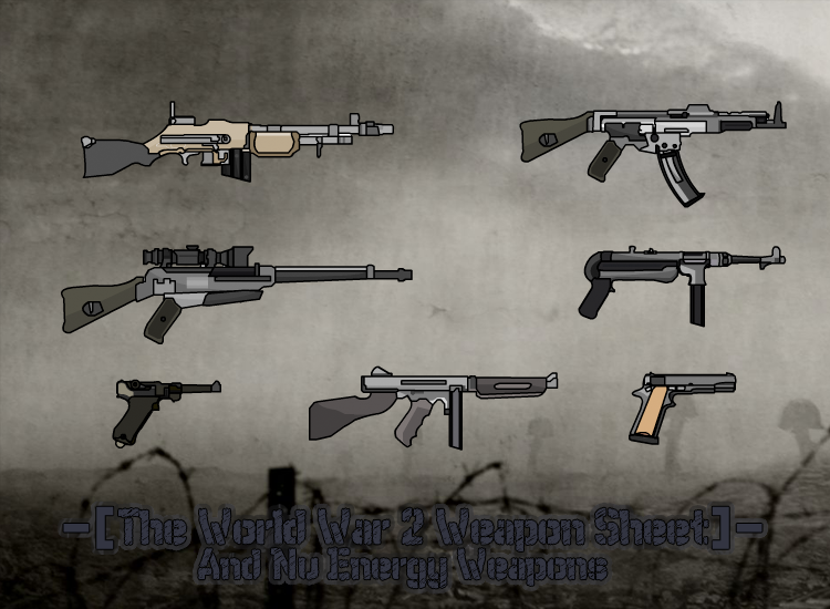 World War 2 Weapons by Flaw-of-Insanity on DeviantArt