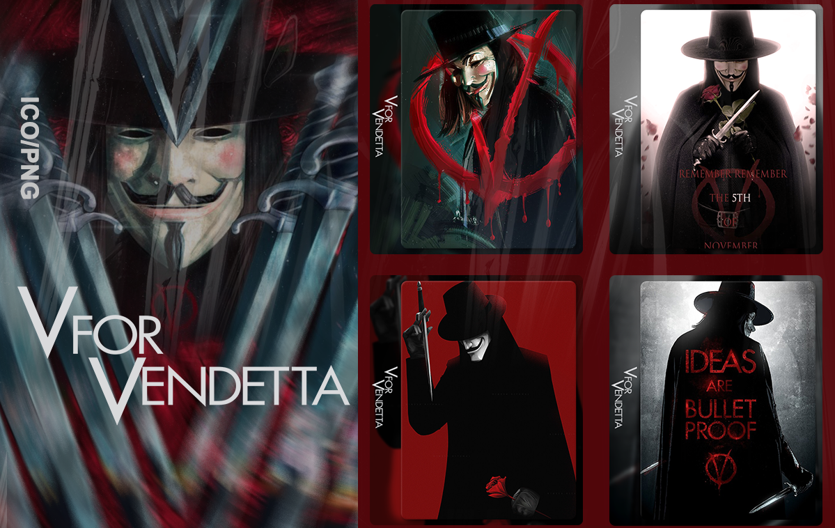 V For Vendetta Folder icon pack by Whiteline0 on DeviantArt