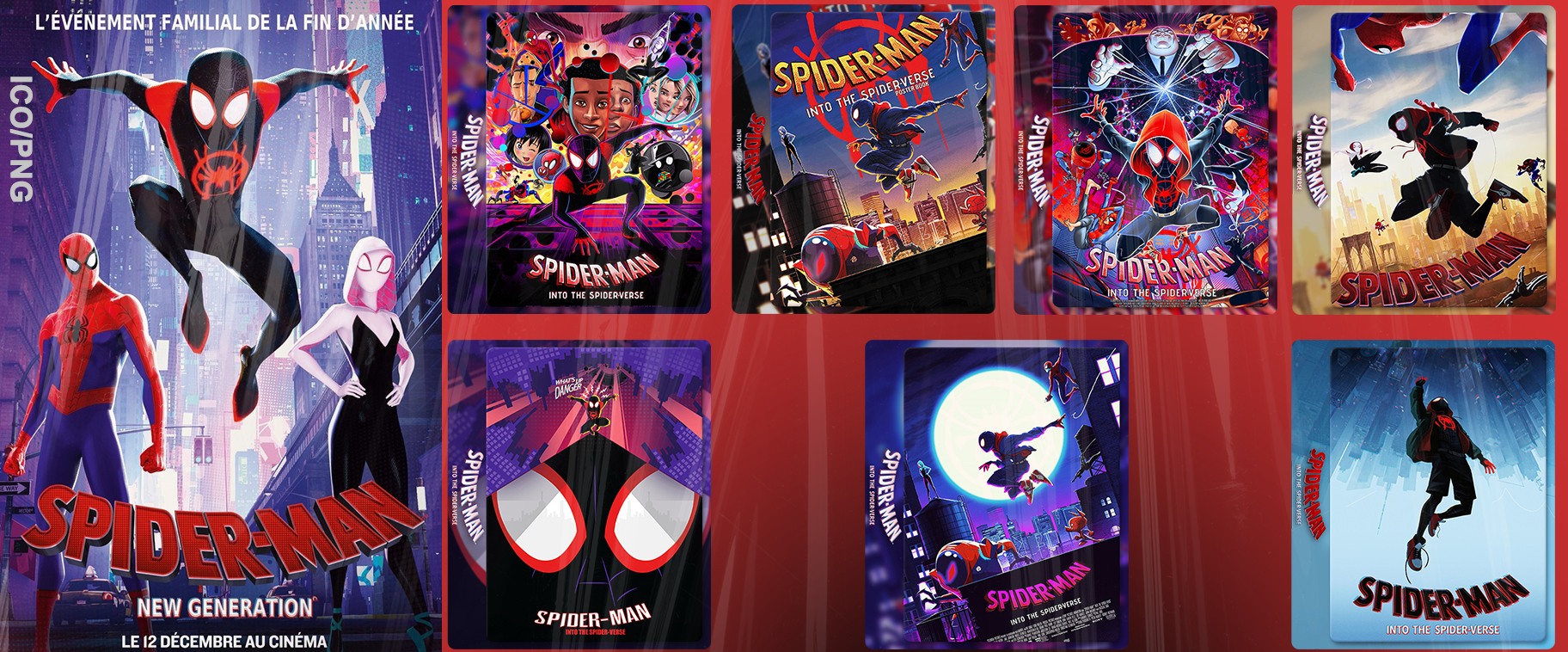Spider Man Into the Spider Verse Folder icon Pack by Whiteline0 on ...