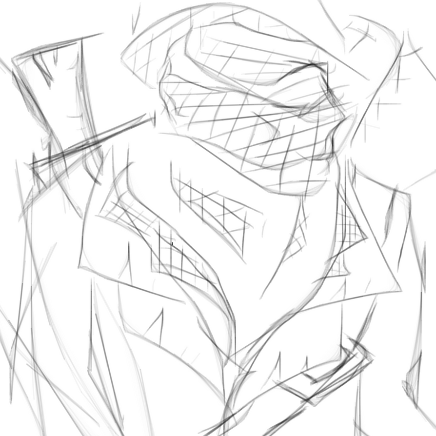 my first sketch drawing : bandit by insigniaxtasha on DeviantArt