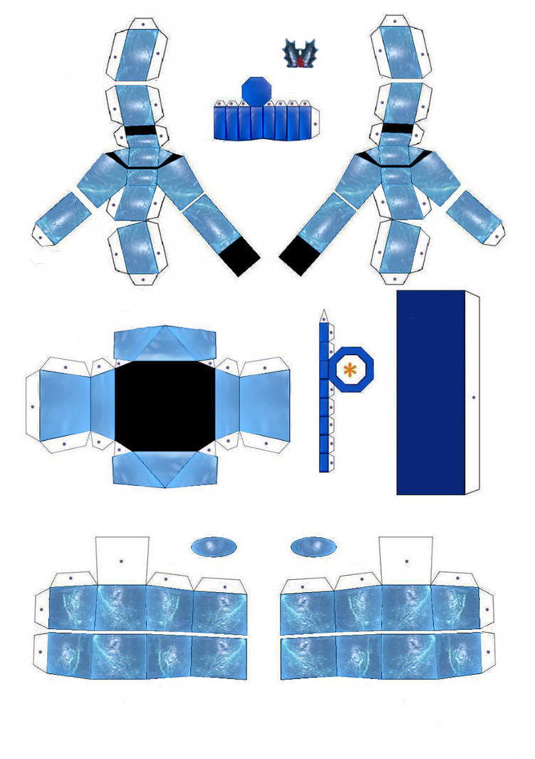 FNaF AR--Freddy Frostbear Papercraft Part 2 by angeladesalvatore32 on ...