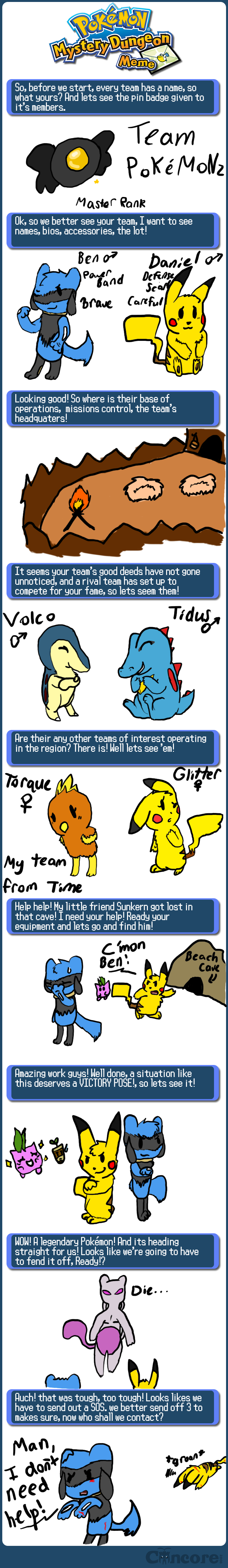 Pokemon Mystery Dungeon Meme by Swiftclan2214 on DeviantArt
