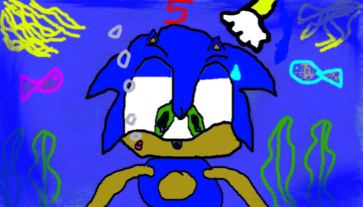 Sonic in water by Shadowhe on DeviantArt
