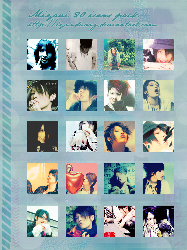 Miyavi 20 Icons Pack by lynnduong on DeviantArt