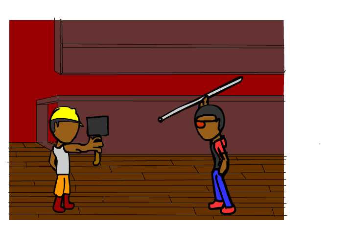 Bar Fight by silver-soldier5 on DeviantArt