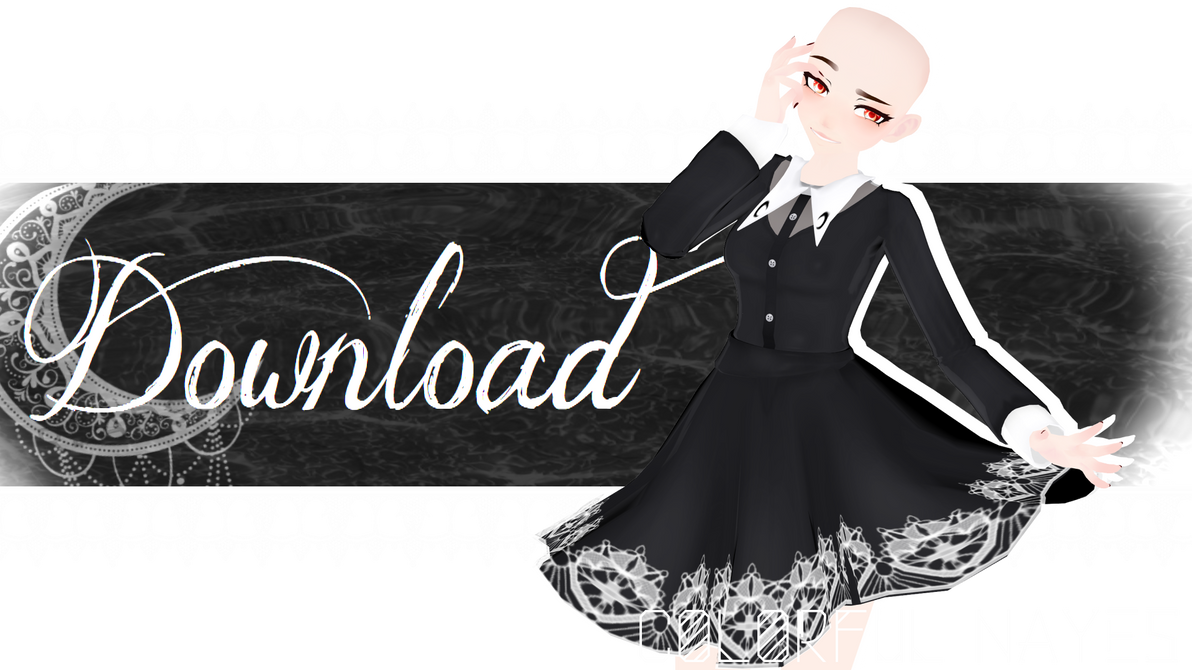 .:Black Moon Dress Download:. by ColorfulNayes on DeviantArt
