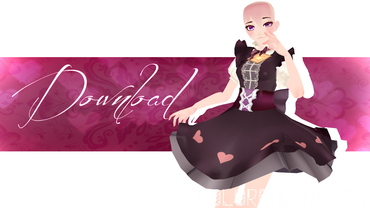 .:Purple Heart Dress Download:. by ColorfulNayes on DeviantArt