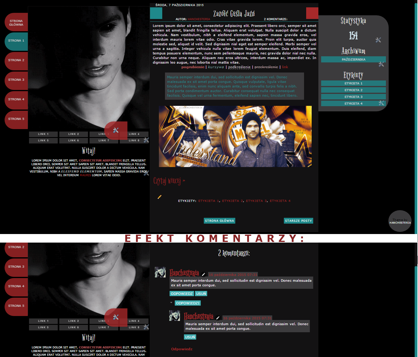 Teen Wolf (Template) by hanchesteria on DeviantArt