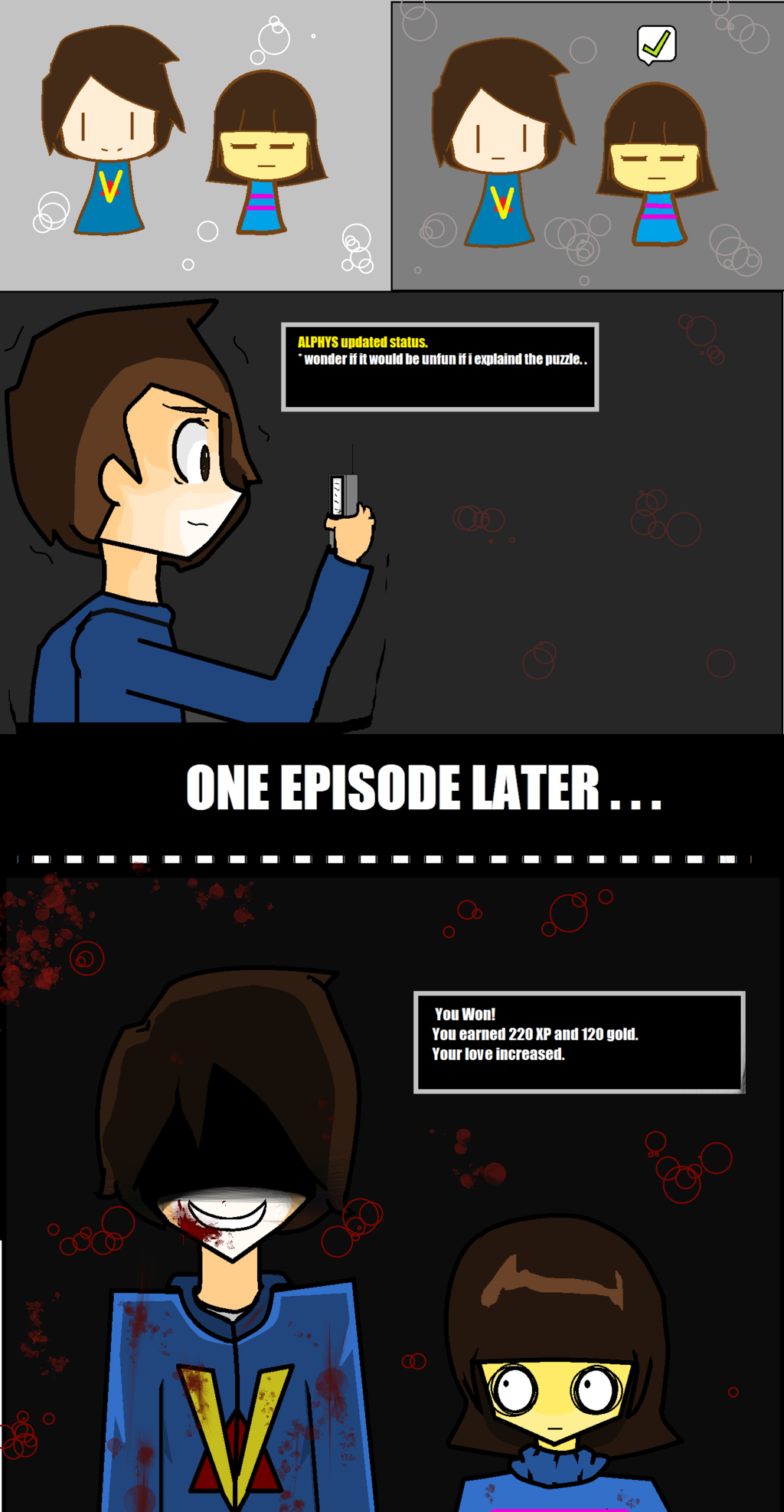 Calm Down ,Vent!!! ( Venturiantale / Undertale ) by xXMintaXx on DeviantArt