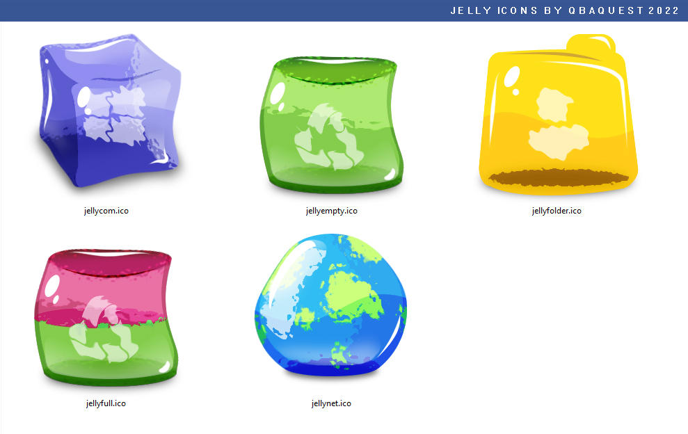 Jelly Desktop Icons by qbaquest on DeviantArt