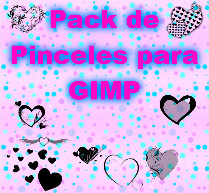Pack Hearts 1 Brushes de GIMP By: ~Alezyttha by TTEdicionesyTutos on ...