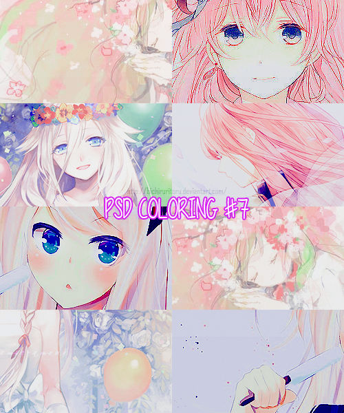 PSD COLORING #07 Pink Color by Bichiruritoru on DeviantArt