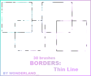 Thin Line Borders by Foxxie-Chan on DeviantArt