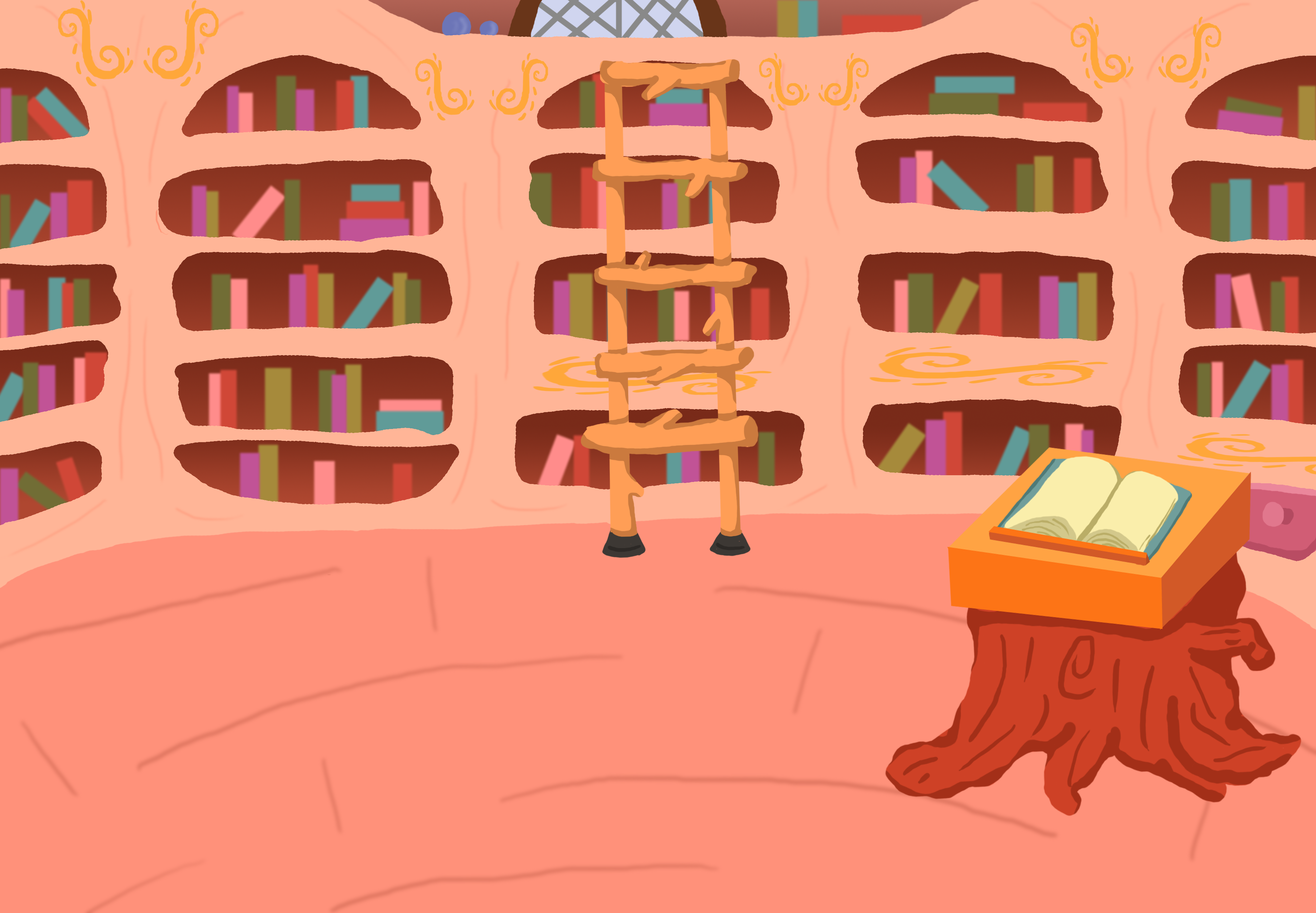 MLP FIM Twilight's Library by BleuKettu on DeviantArt