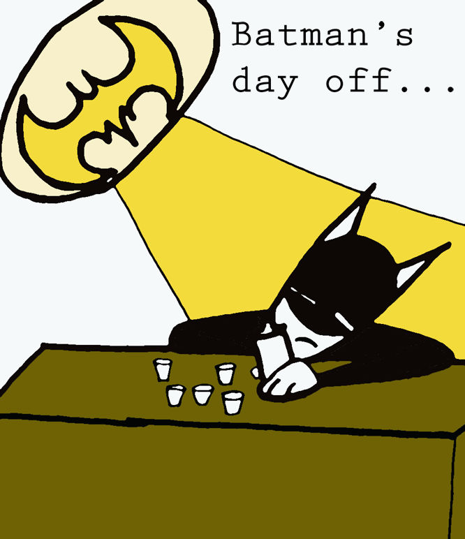 batmans day off by syntheticXP on DeviantArt