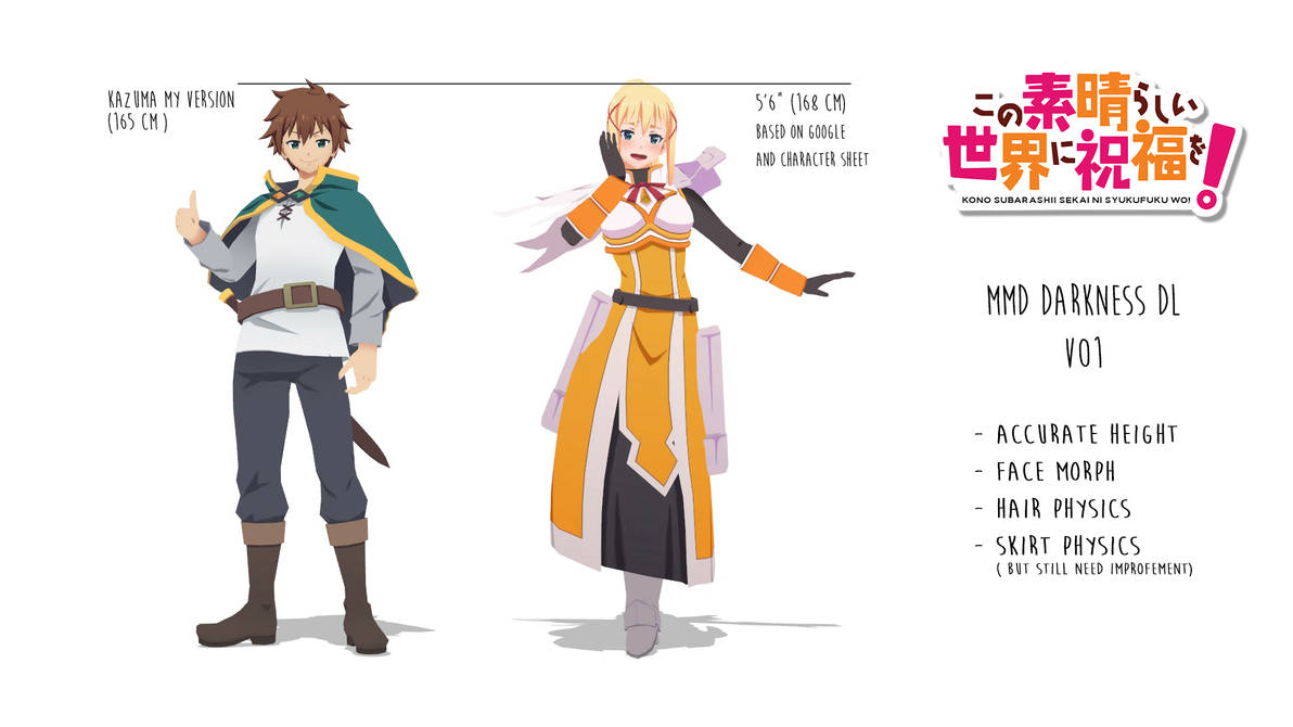 [MMD DL] Darkness - Slime Isekai Memories V01 by WhiteWolf-kun on DeviantArt