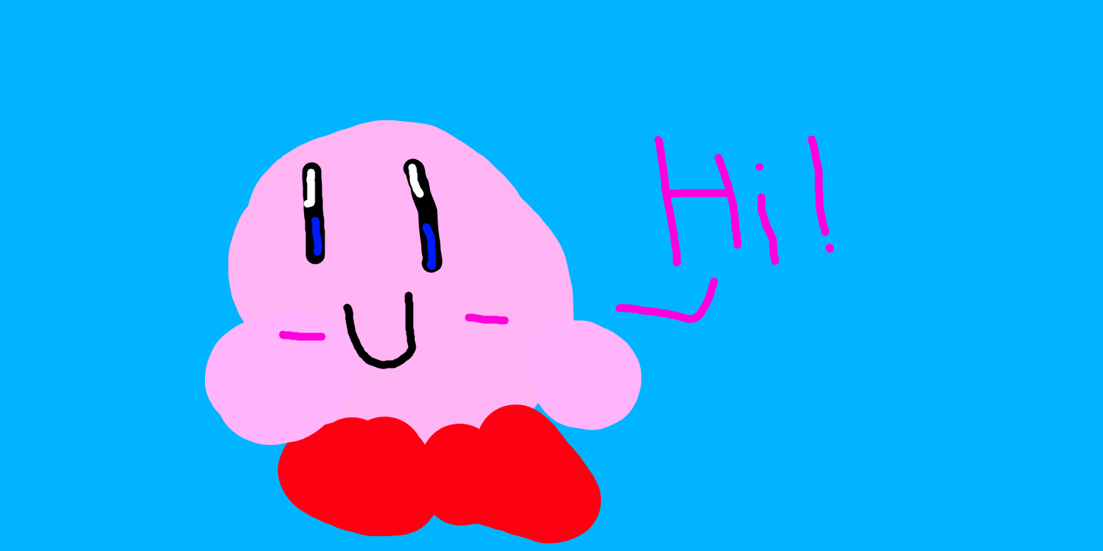 Kirby Hi! by JTASGANG2009X on DeviantArt