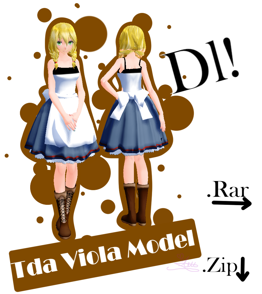 [DL] TDA Viola Model. By Mikki-chan by Oyuki-Riko on DeviantArt