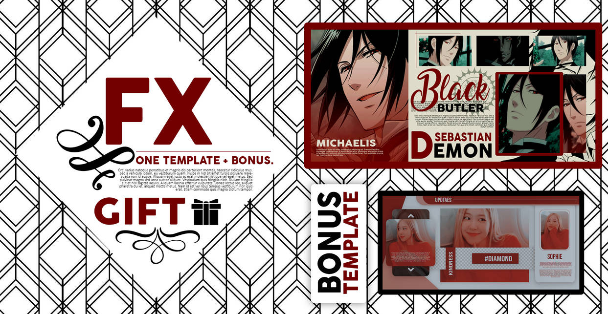 2 TEMPLATES - FX (GIFT +125 WATCHERS) by fetishxc on DeviantArt