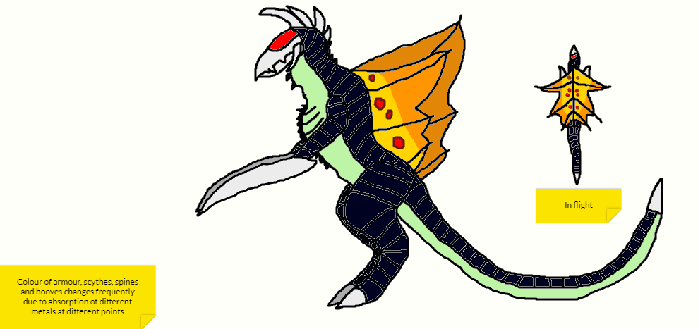 Age of Kaiju: Gigan by DinoDragoZilla17 on DeviantArt