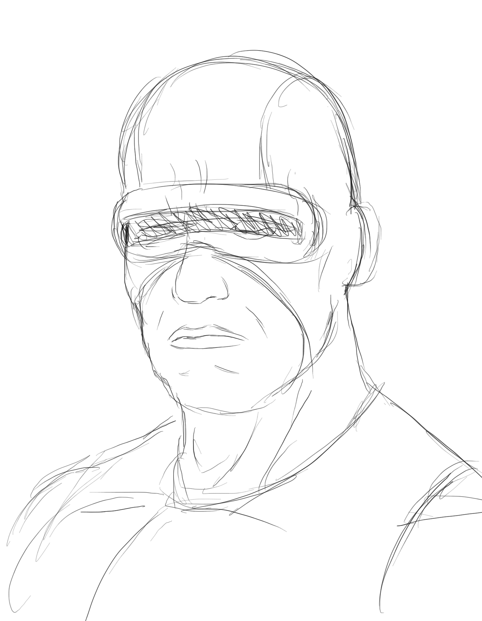 cyclops original sketch by ivo0599 on DeviantArt