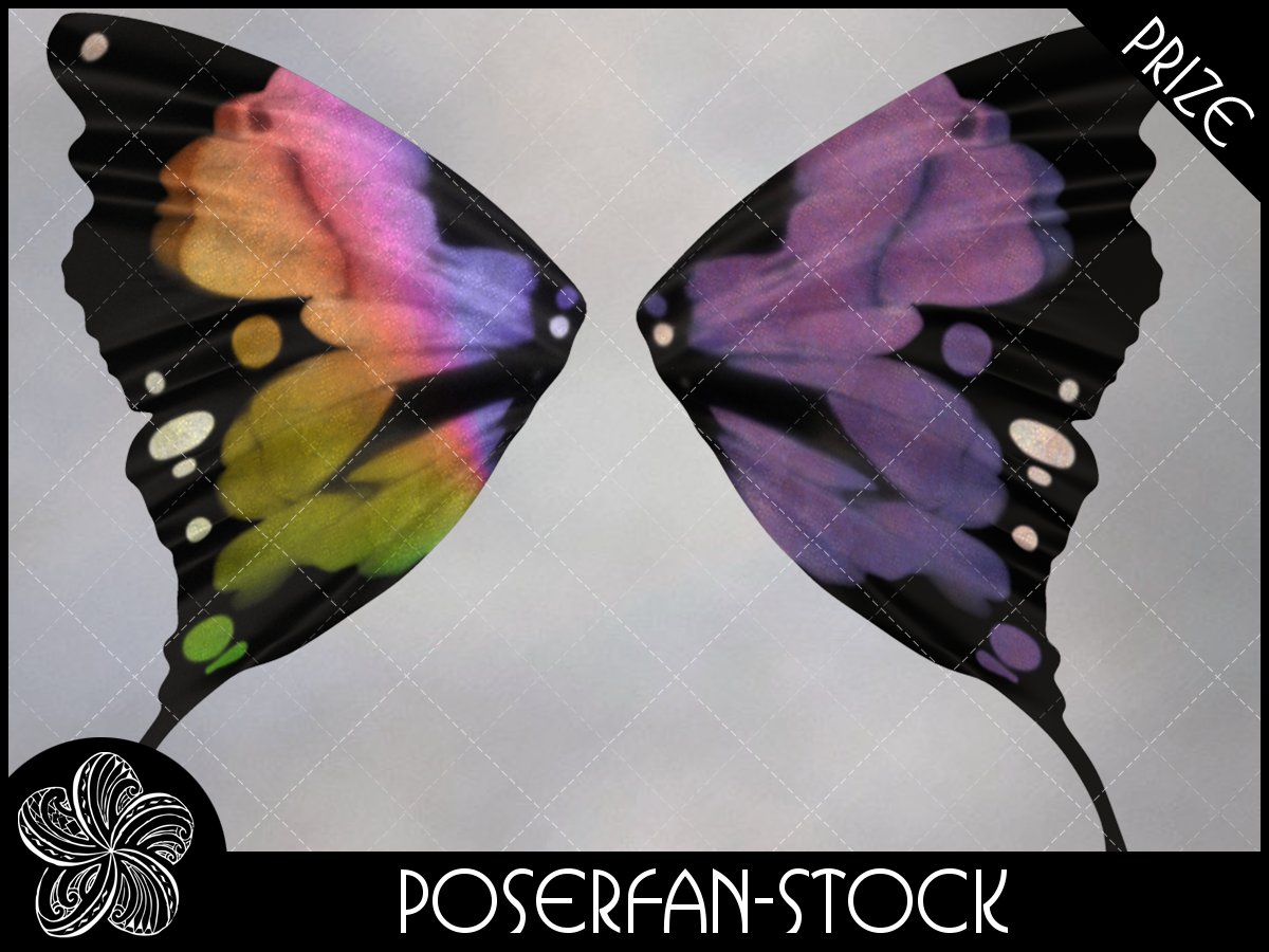 Flutterby Wings 010 by poserfan-stock on DeviantArt