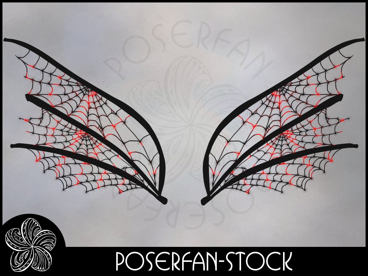Spiderweb Wings by poserfan-stock on DeviantArt
