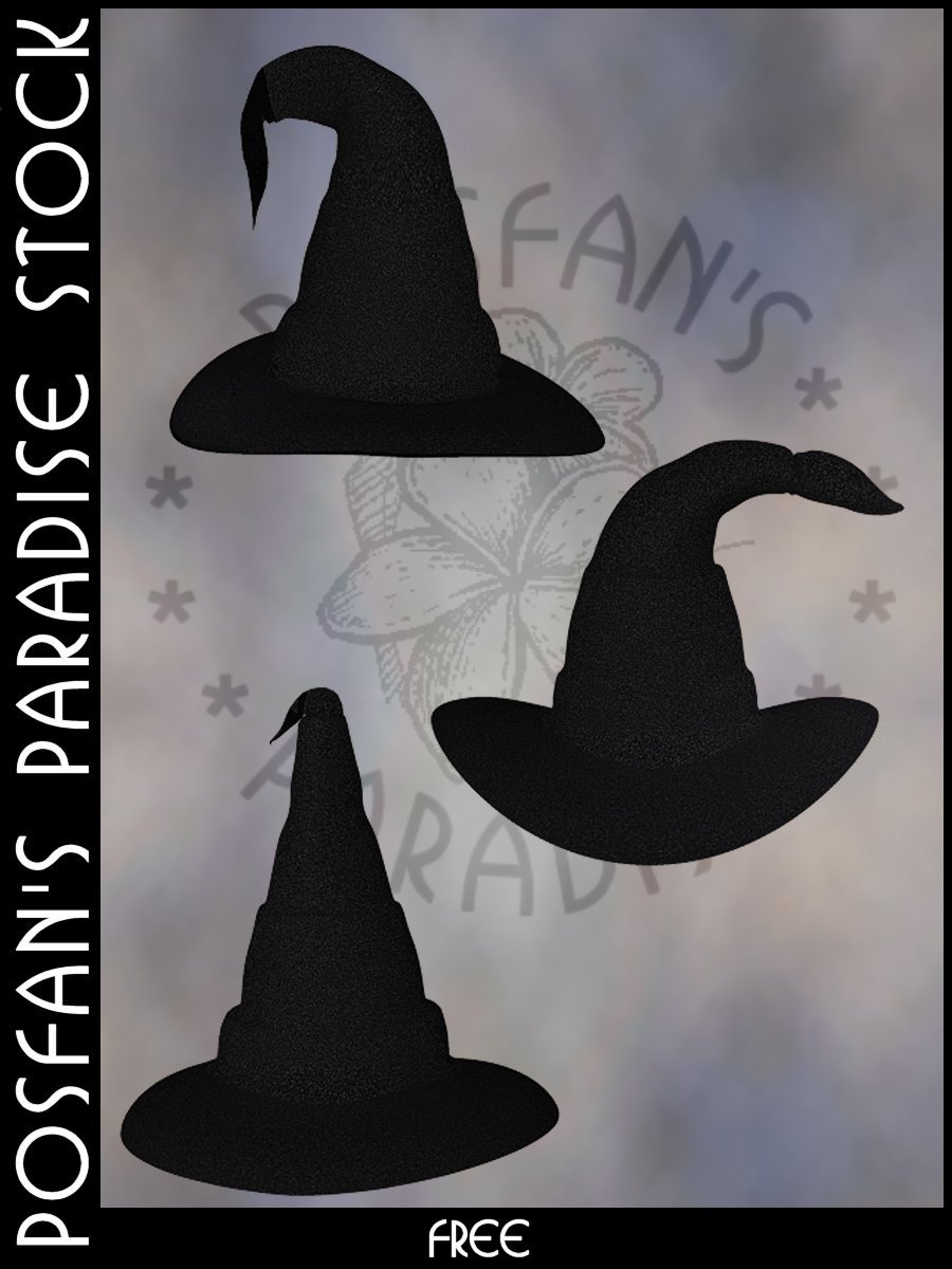 Wizard/Witch Hats 002 by poserfan-stock on DeviantArt