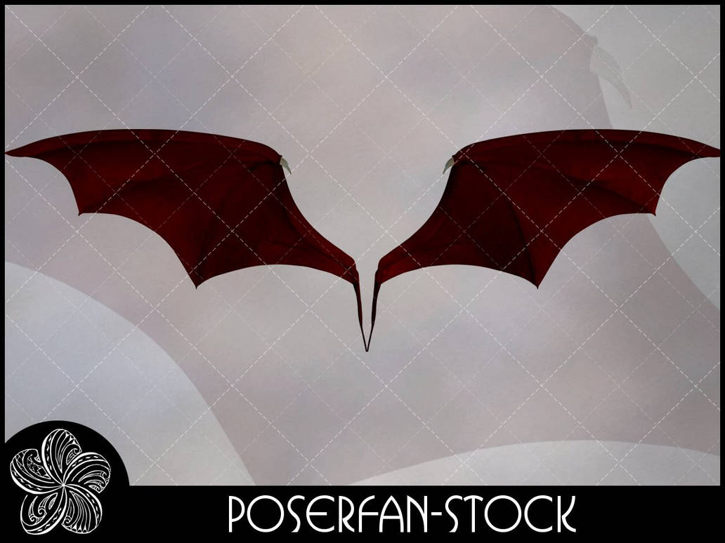 Bat Wings Red by poserfan-stock on DeviantArt