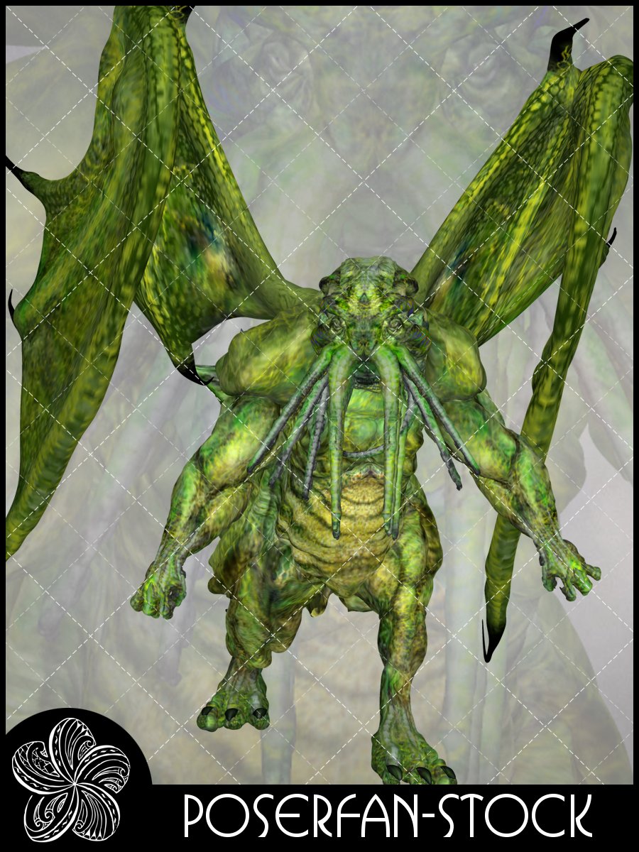 Cthulhu 003 by poserfan-stock on DeviantArt