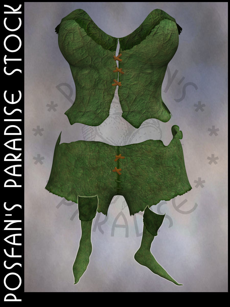 Fairy Leaf Outfit 001 by poserfan-stock on DeviantArt