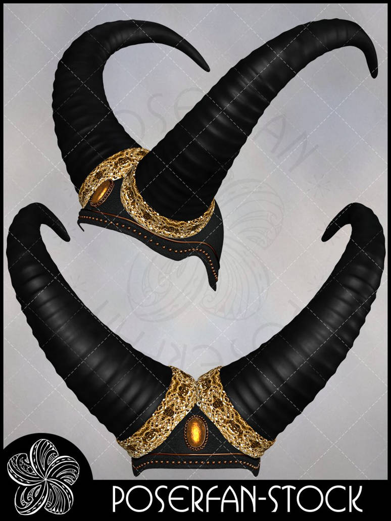 Headpiece 001 Dark Fae by poserfan-stock on DeviantArt