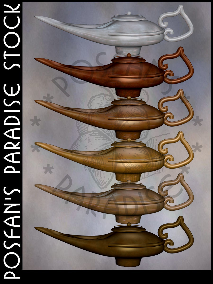 Genie's Lamp 001 by poserfan-stock on DeviantArt