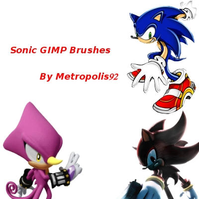 Sonic GIMP Brush Set by metropolis92 on DeviantArt