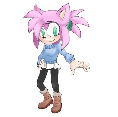 Amy new clothes by sonicmask2 on DeviantArt