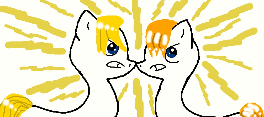 Pony France and Pony Britain Face Off by blackblutler4ever on DeviantArt