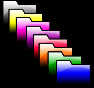 Glossy Folder Icons by puffthemagicdragon92 on DeviantArt