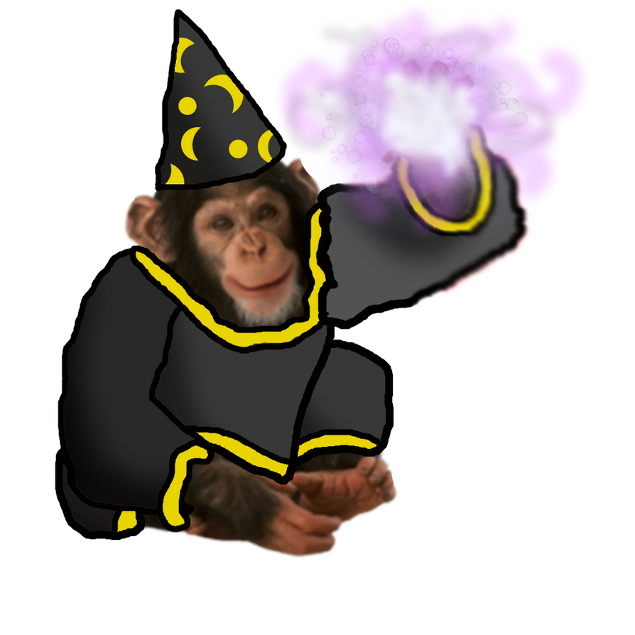magic monkey by PizzaSliceGuy on DeviantArt