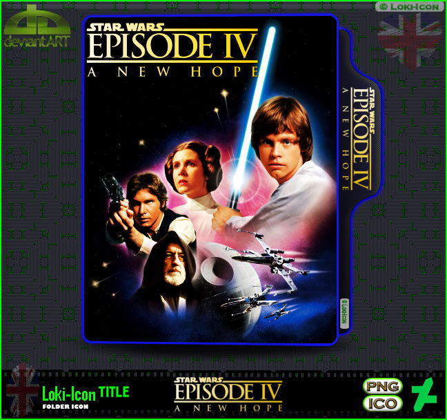 Star Wars Episode IV A New Hope (1977)1 by Loki-Icon on DeviantArt