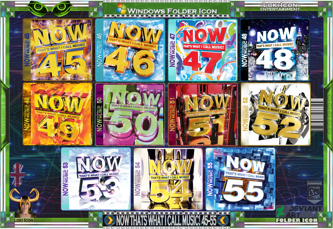 Now Thats What I Call Music! 45 to 55 by Loki-Icon on DeviantArt