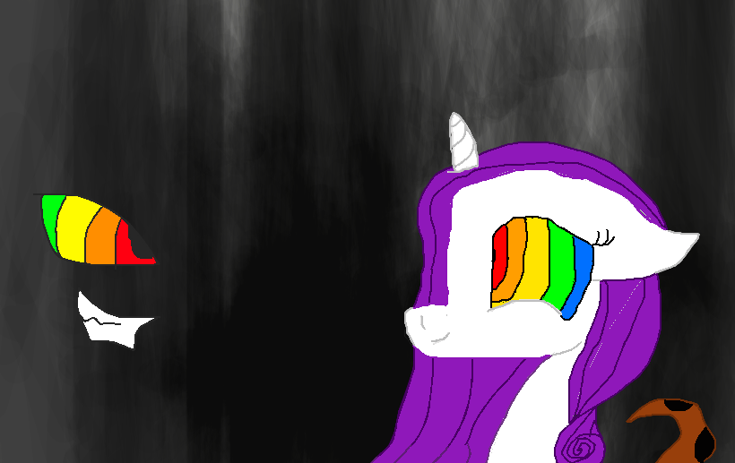 Kaa and Rarity by GirZim88 on DeviantArt