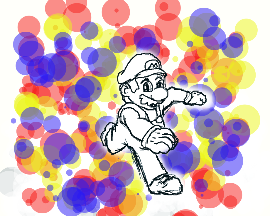 Mario in White by genericwolfname on DeviantArt