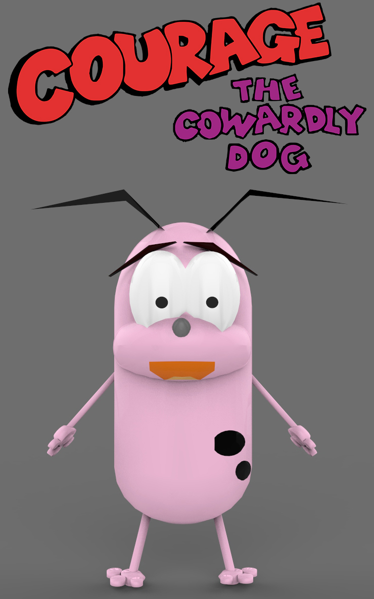 Courage the Cowardly Dog by Maxdemon6 on DeviantArt