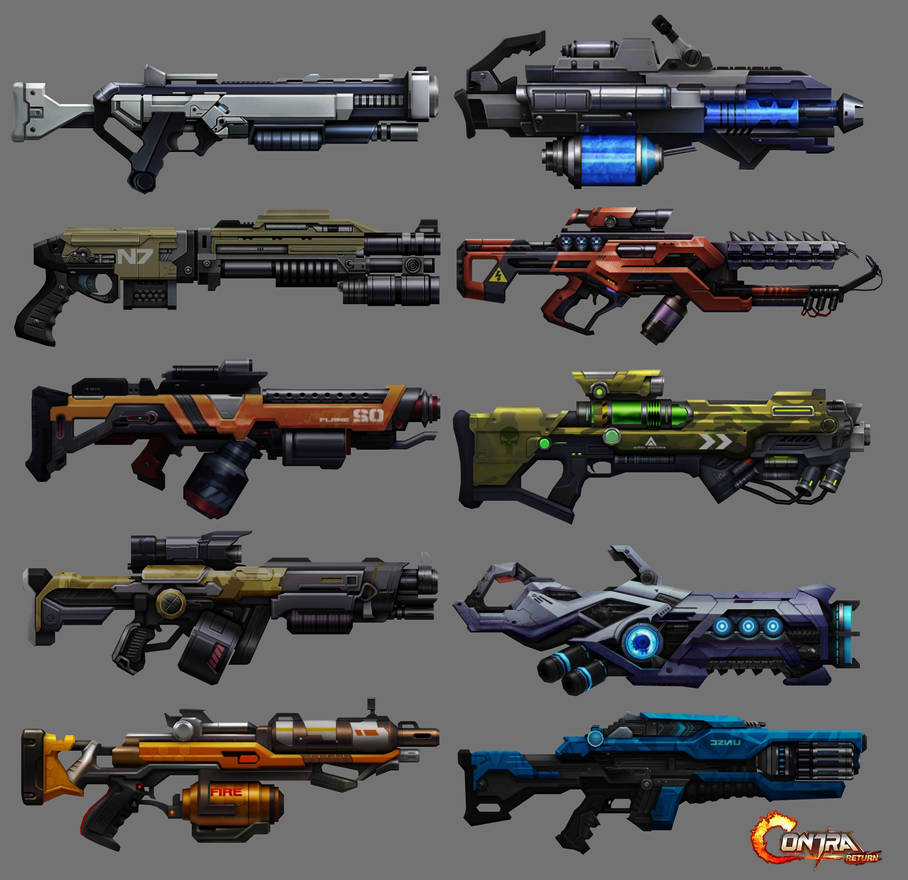Contra(Weapon) (Vol 4) by Maxdemon6 on DeviantArt